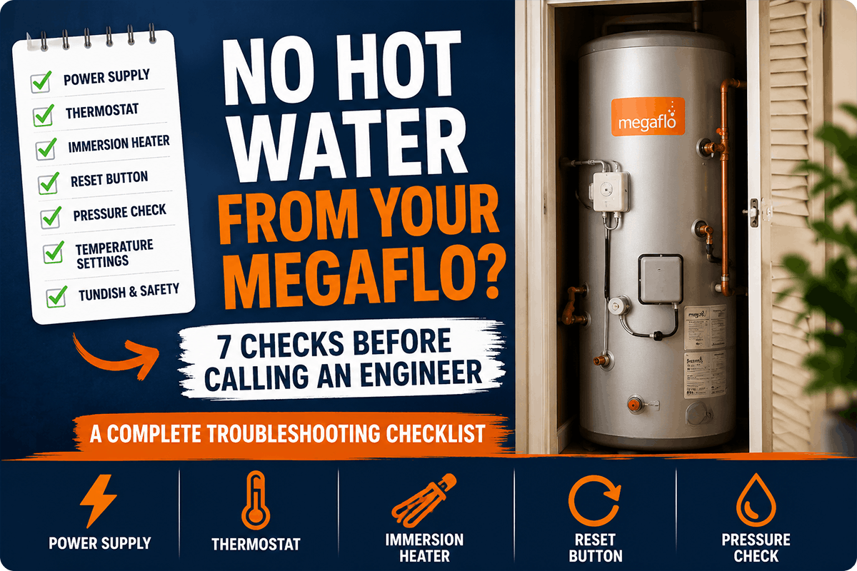 No Hot Water from My Megaflo — Troubleshooting Checklist | Heatraq